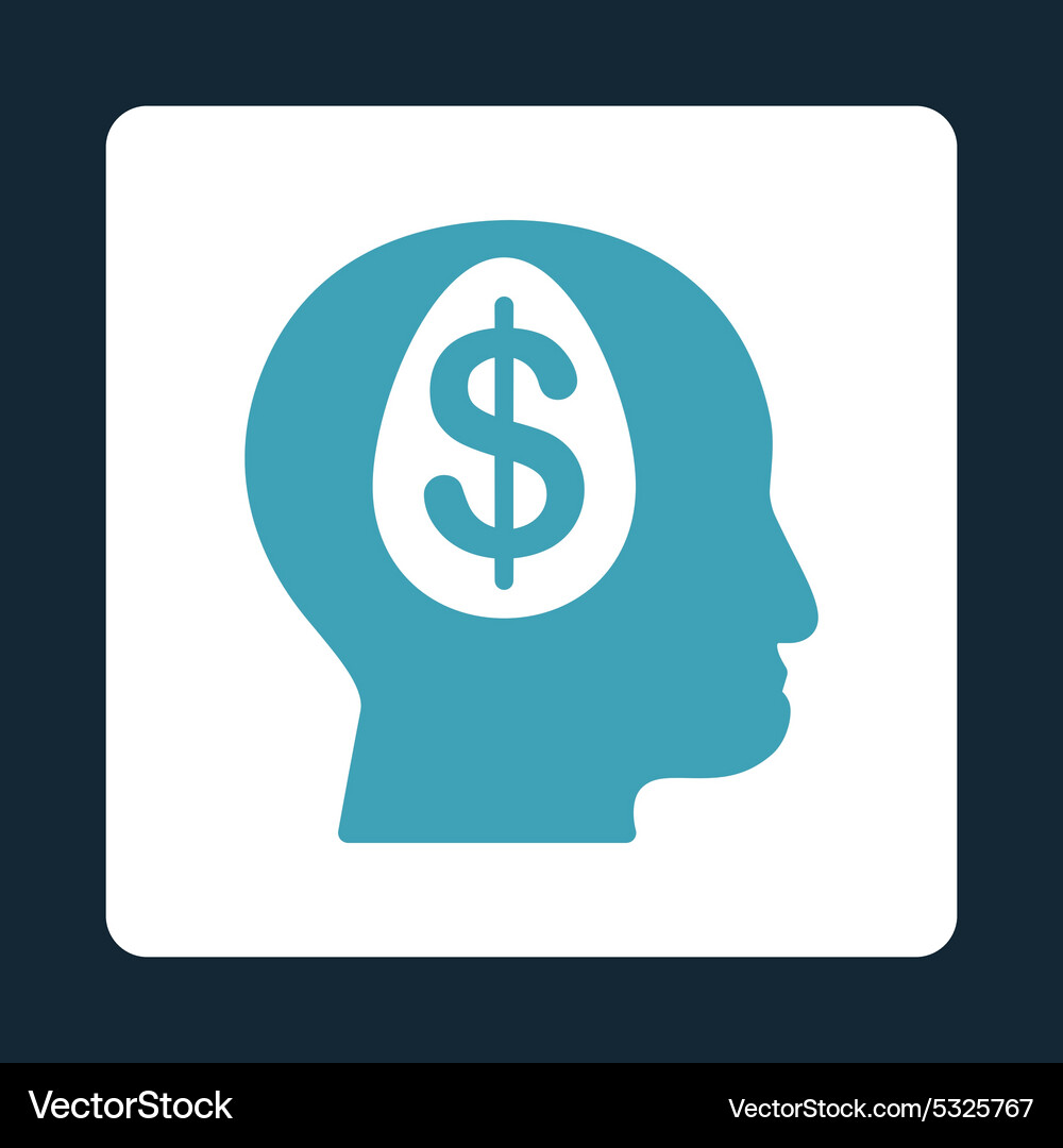 Banker icon from commerce buttons overcolor set Vector Image