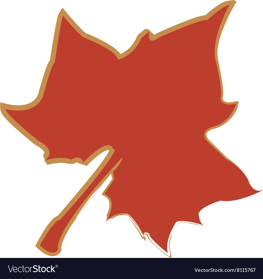 Maple leaf Royalty Free Vector Image - VectorStock