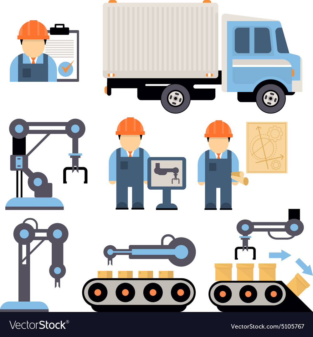 Manufacturing Process Clipart