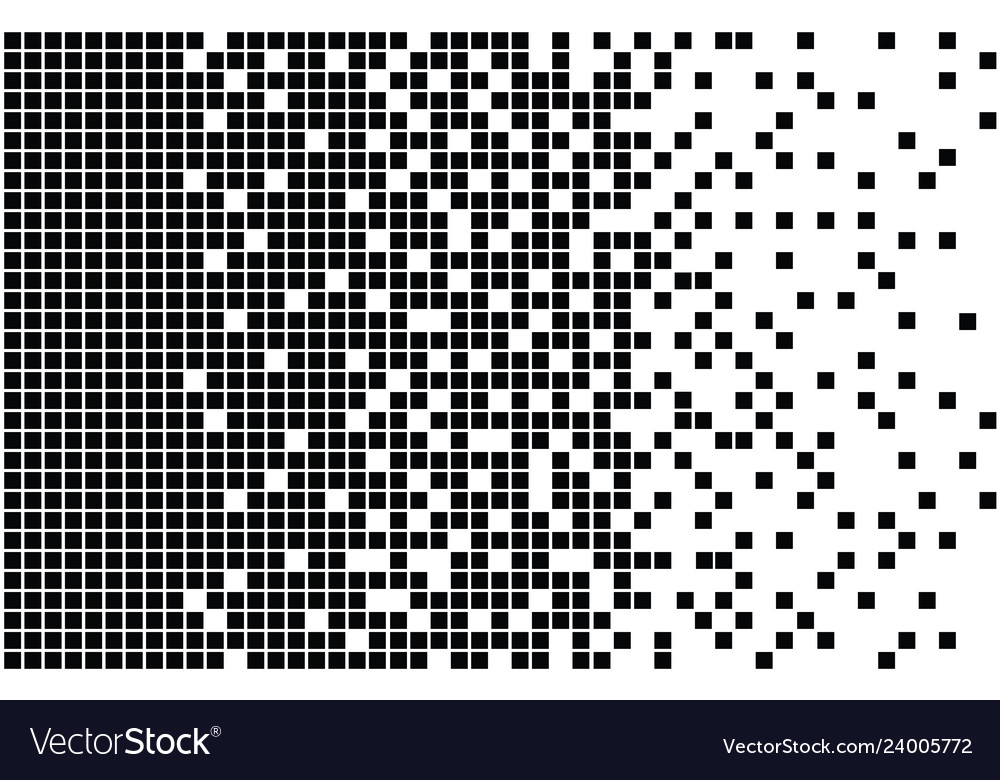 Dissolved filled square Royalty Free Vector Image