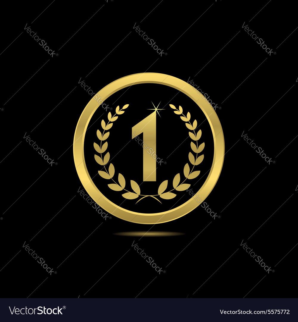 First place Royalty Free Vector Image - VectorStock
