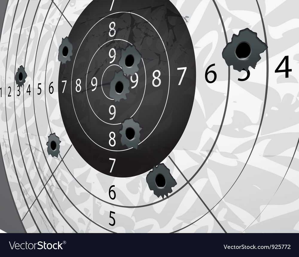 Target aim Royalty Free Vector Image - VectorStock