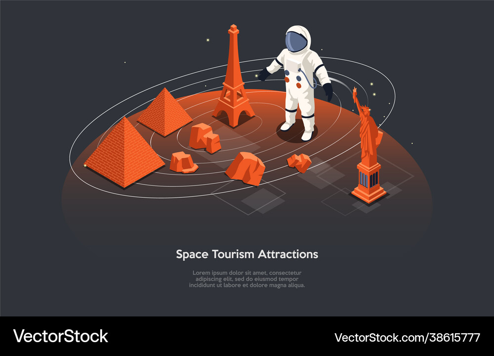 Isometric in cartoon 3d style Royalty Free Vector Image