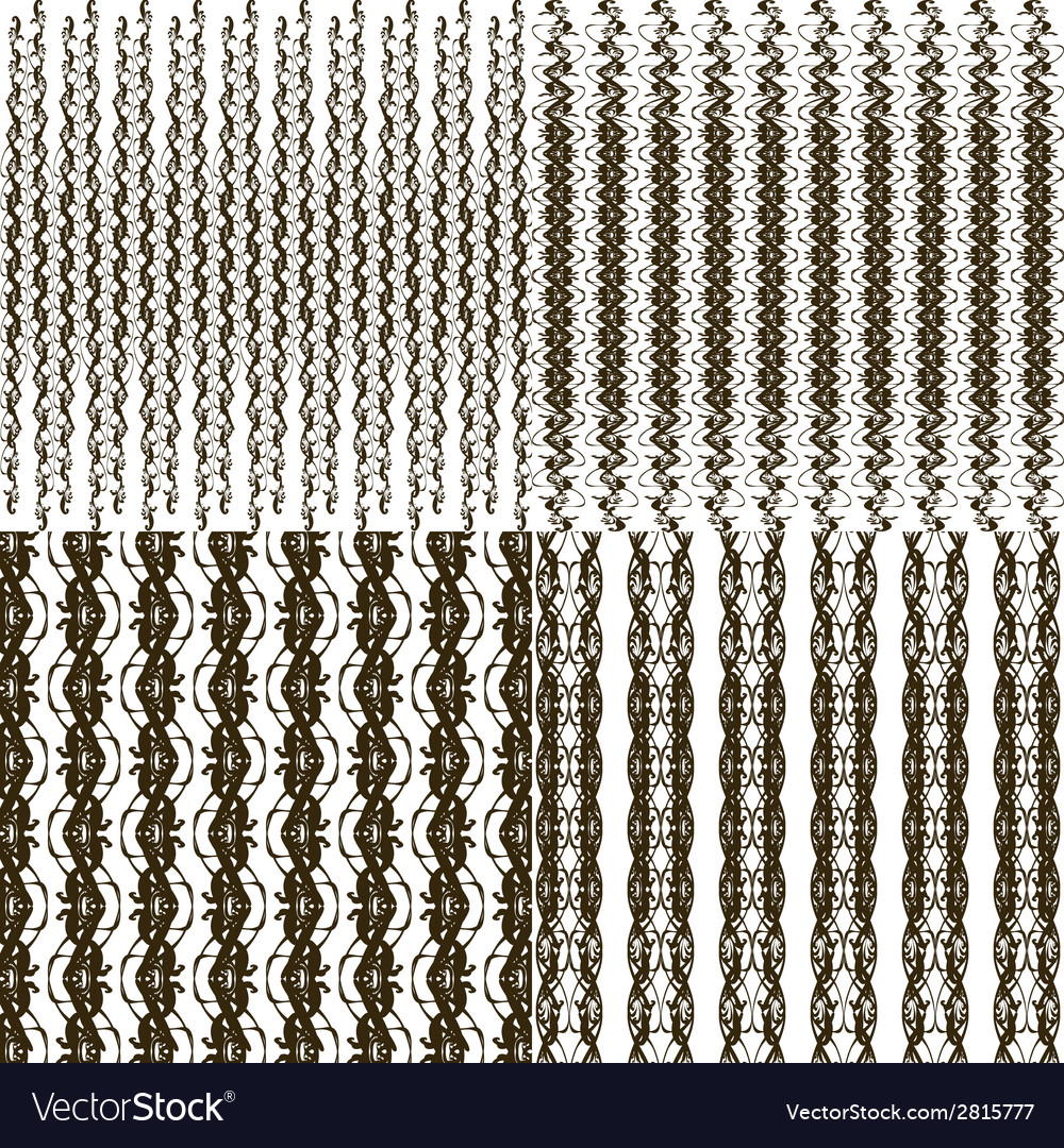 Set pattern - geometric simple modern texture Vector Image