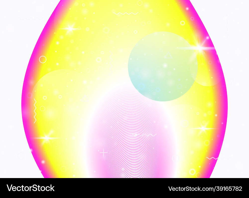 Hologram background with vibrant rainbow gradients