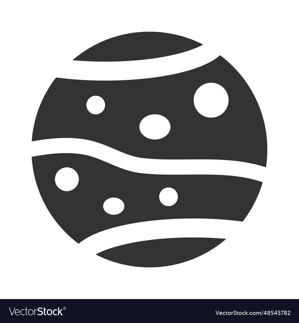 Mars planet icon Royalty Free Vector Image - VectorStock