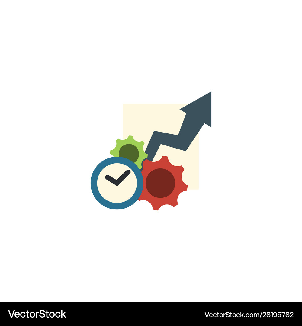 Productivity creative icon from entrepreneurship Vector Image