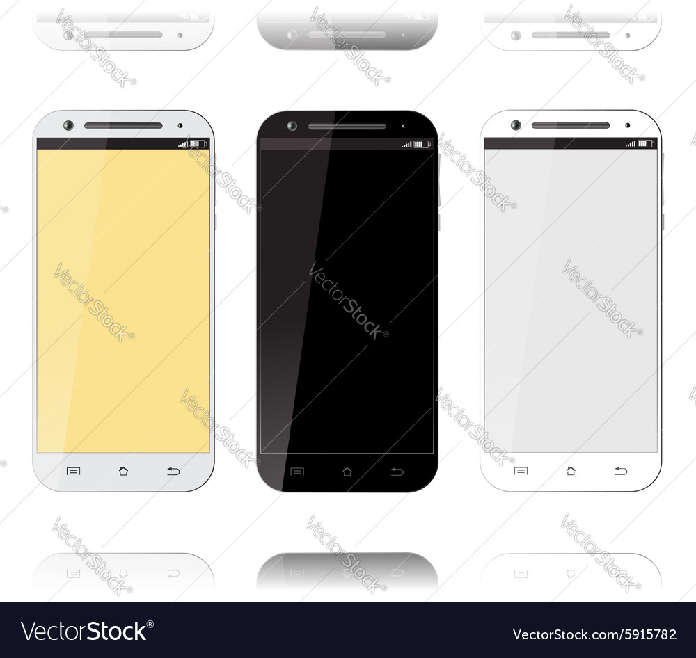Smartphones Royalty Free Vector Image - VectorStock
