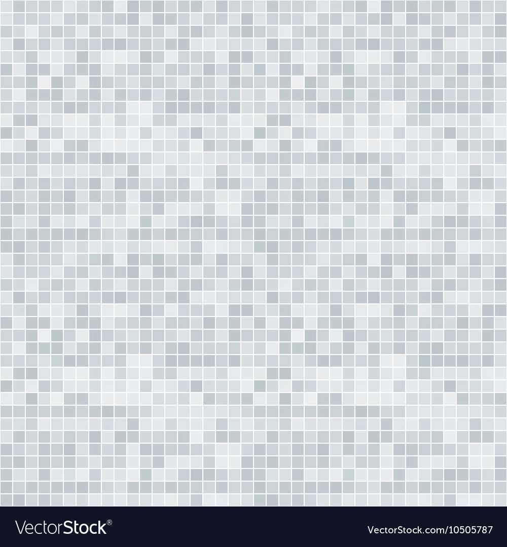 Abstract grayscale pixelated seamless pattern Vector Image