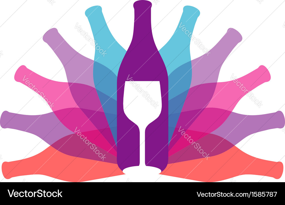 Beverage logo Royalty Free Vector Image - VectorStock