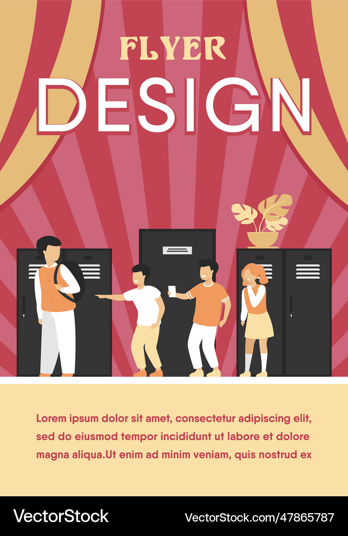 School bullying victim concept Royalty Free Vector Image