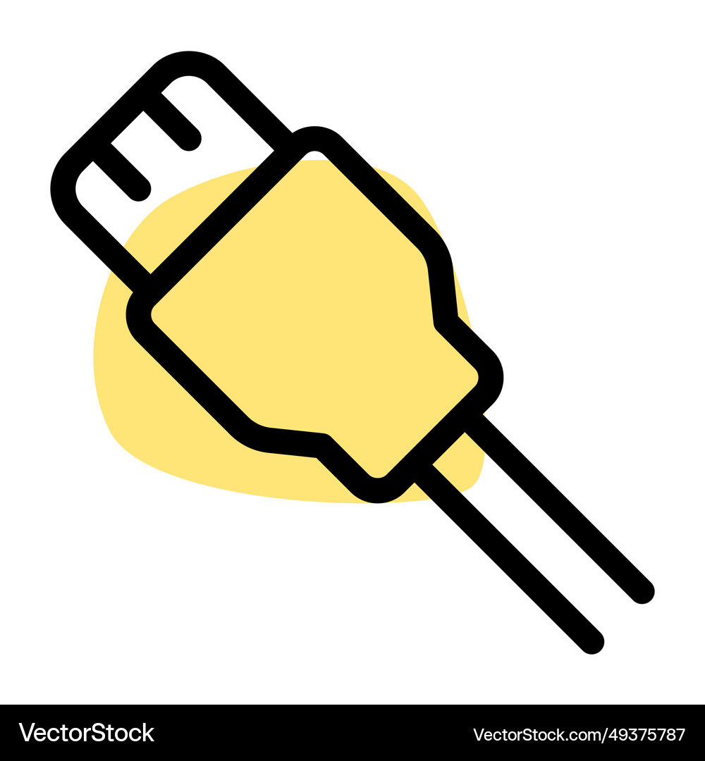 Usb charger or power adapter for charging Vector Image