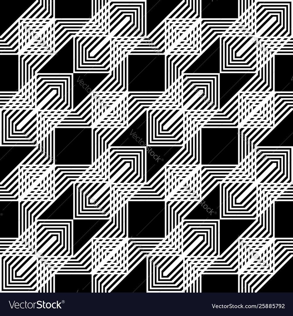 Design seamless monochrome grating pattern Vector Image