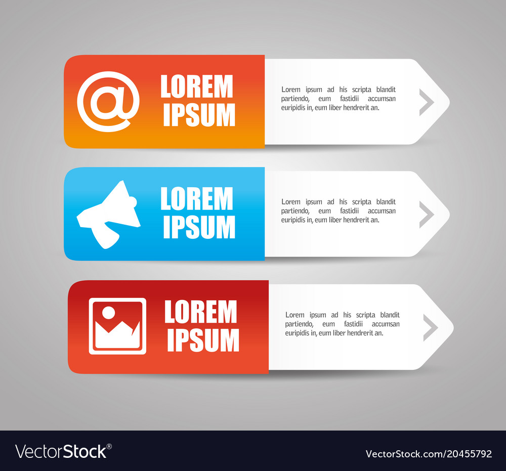 Website design template Royalty Free Vector Image