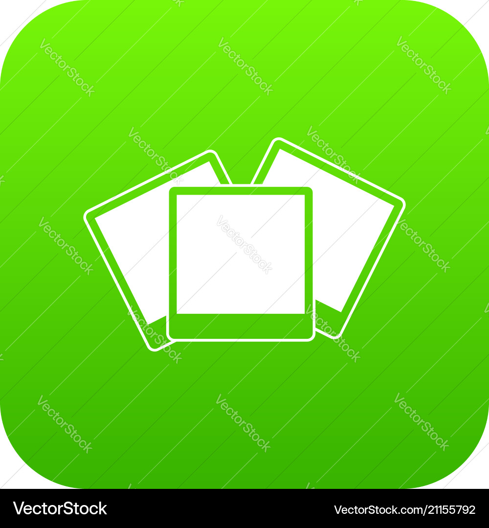 Wedding invitation cards icon digital green Vector Image