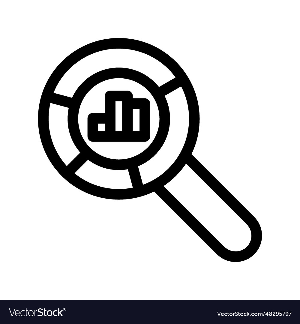 Analysis icon Royalty Free Vector Image - VectorStock
