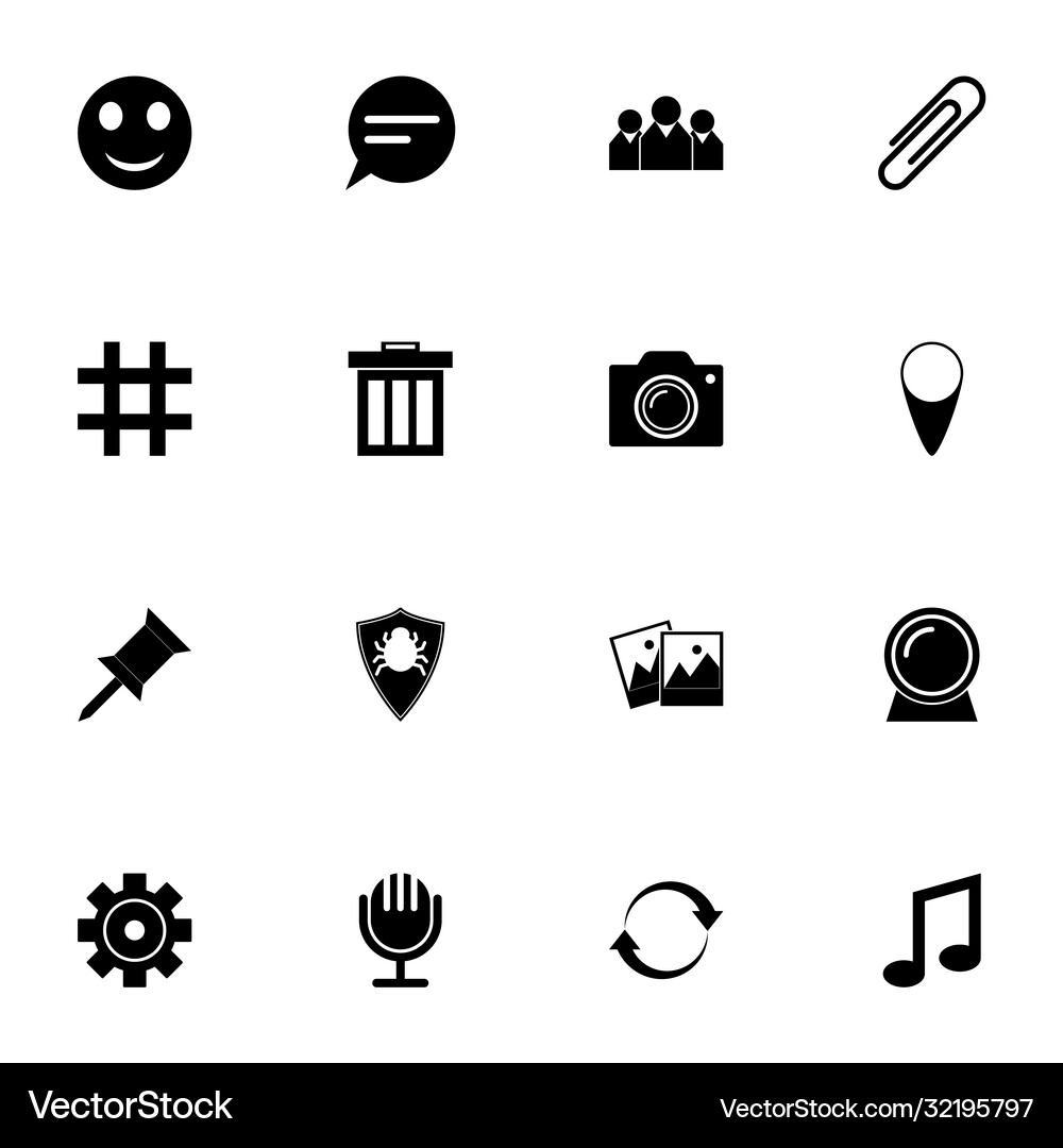 Chat icon - expand to any size change Royalty Free Vector