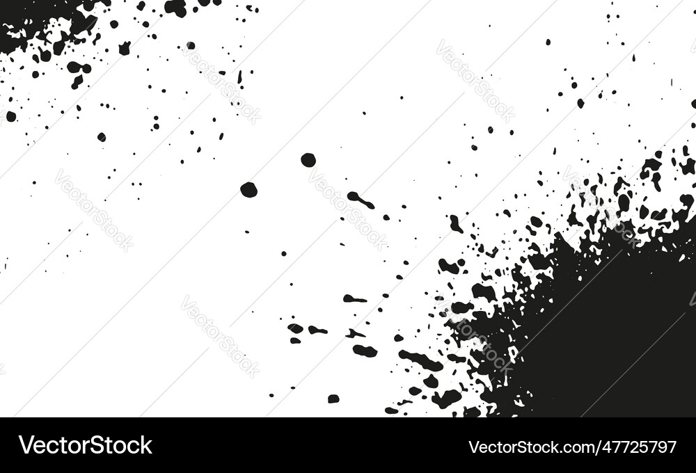 Ink Splatter Grunge Texture Royalty Free Vector Image