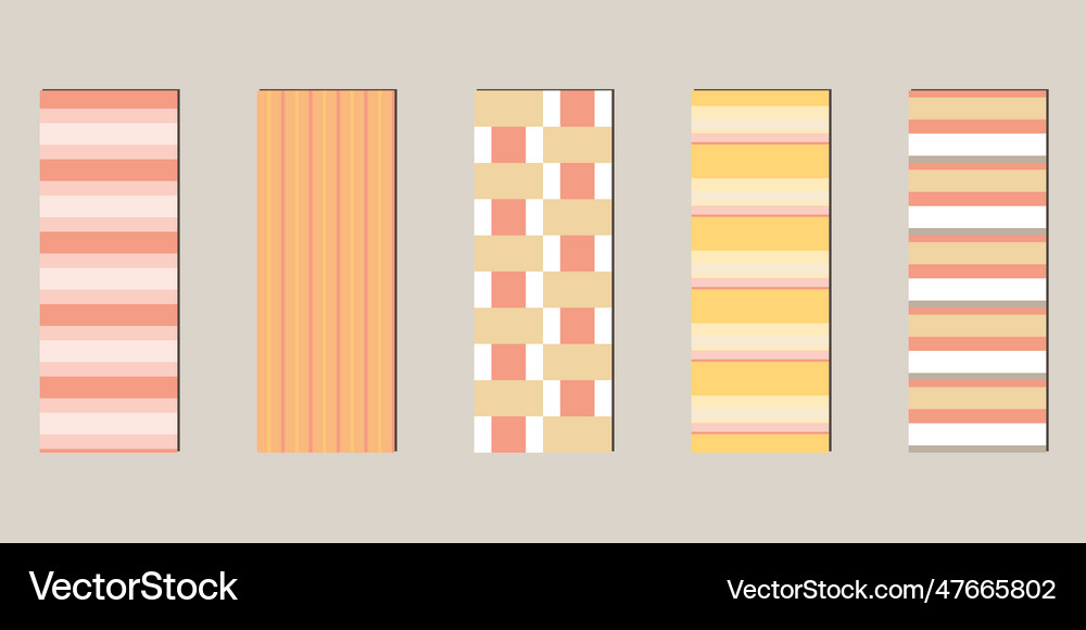 A set of decorative ribbon Royalty Free Vector Image