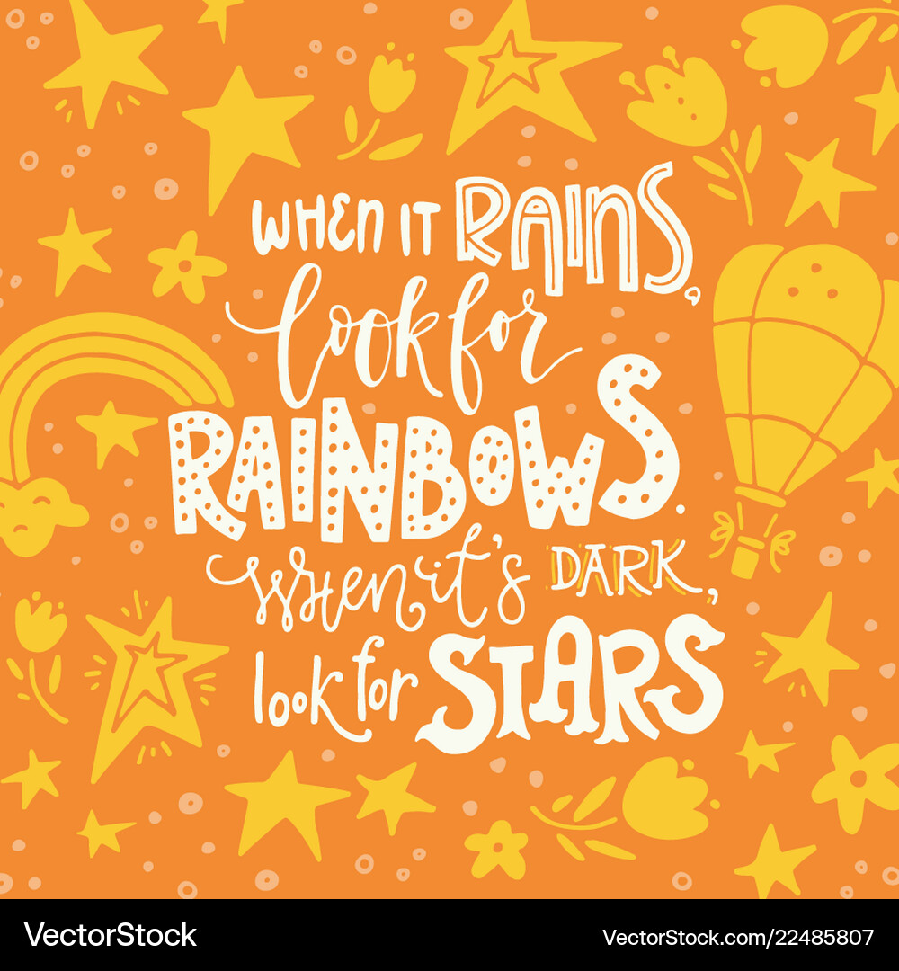 Lettering motivational quote Royalty Free Vector Image