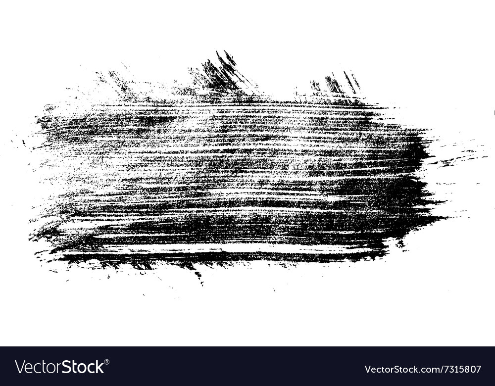 Monochrome black grunge stain Royalty Free Vector Image