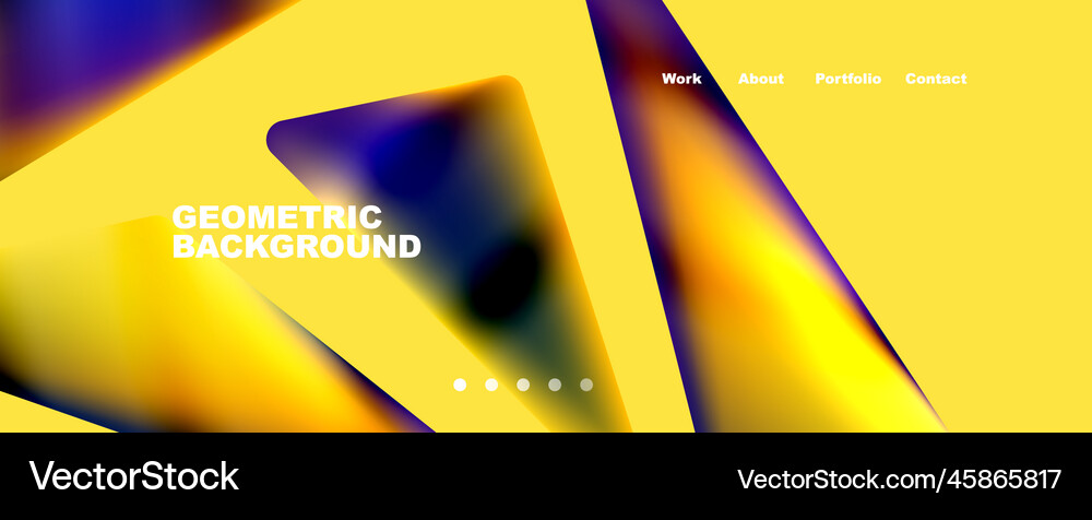 Geometric shapes minimalist abstract background Vector Image