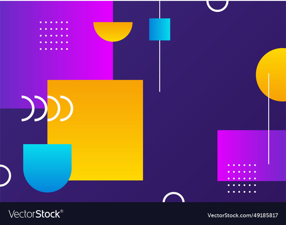 Modern bright colorful background for poster Vector Image