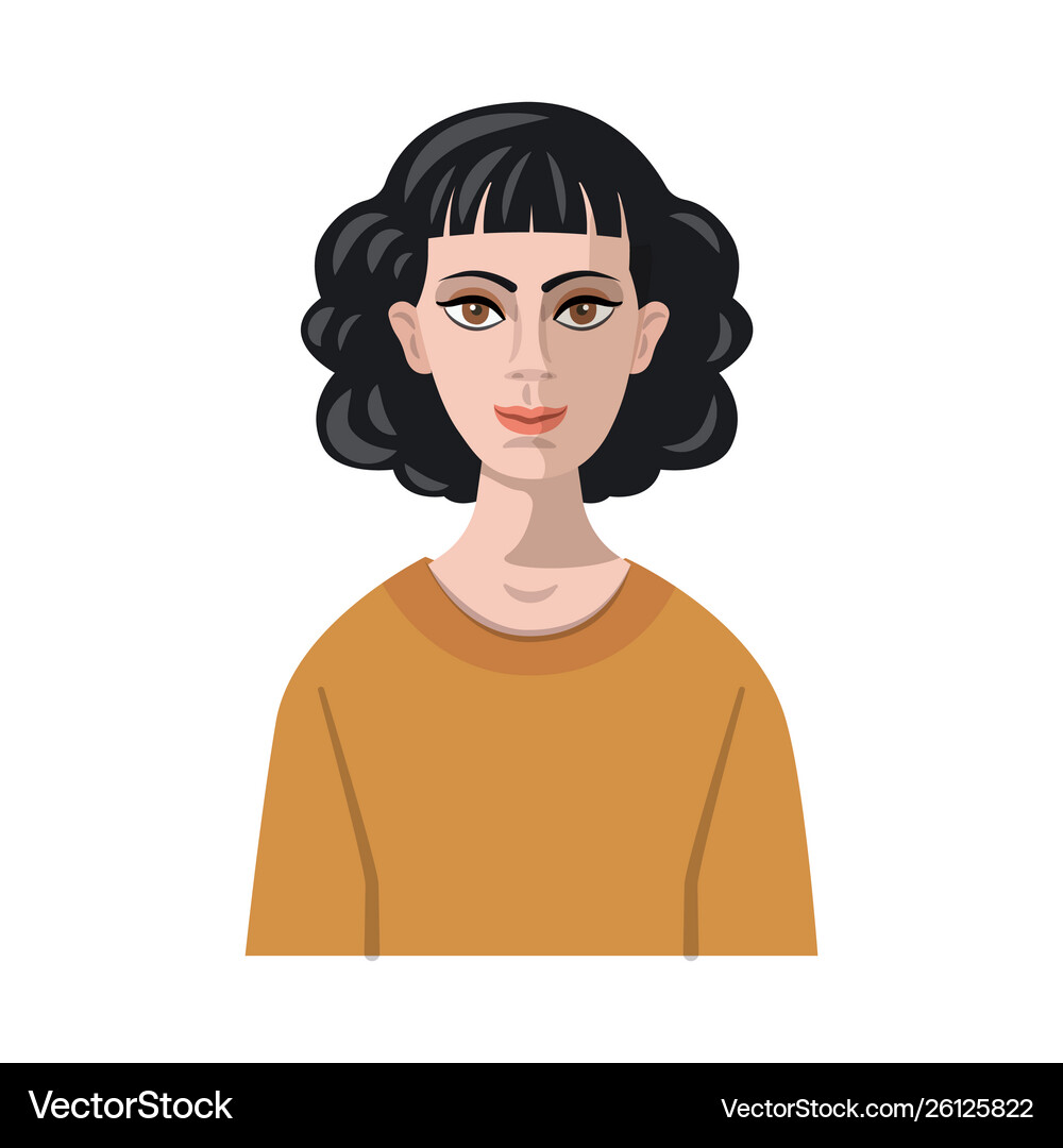 Design avatar and face symbol set Royalty Free Vector Image