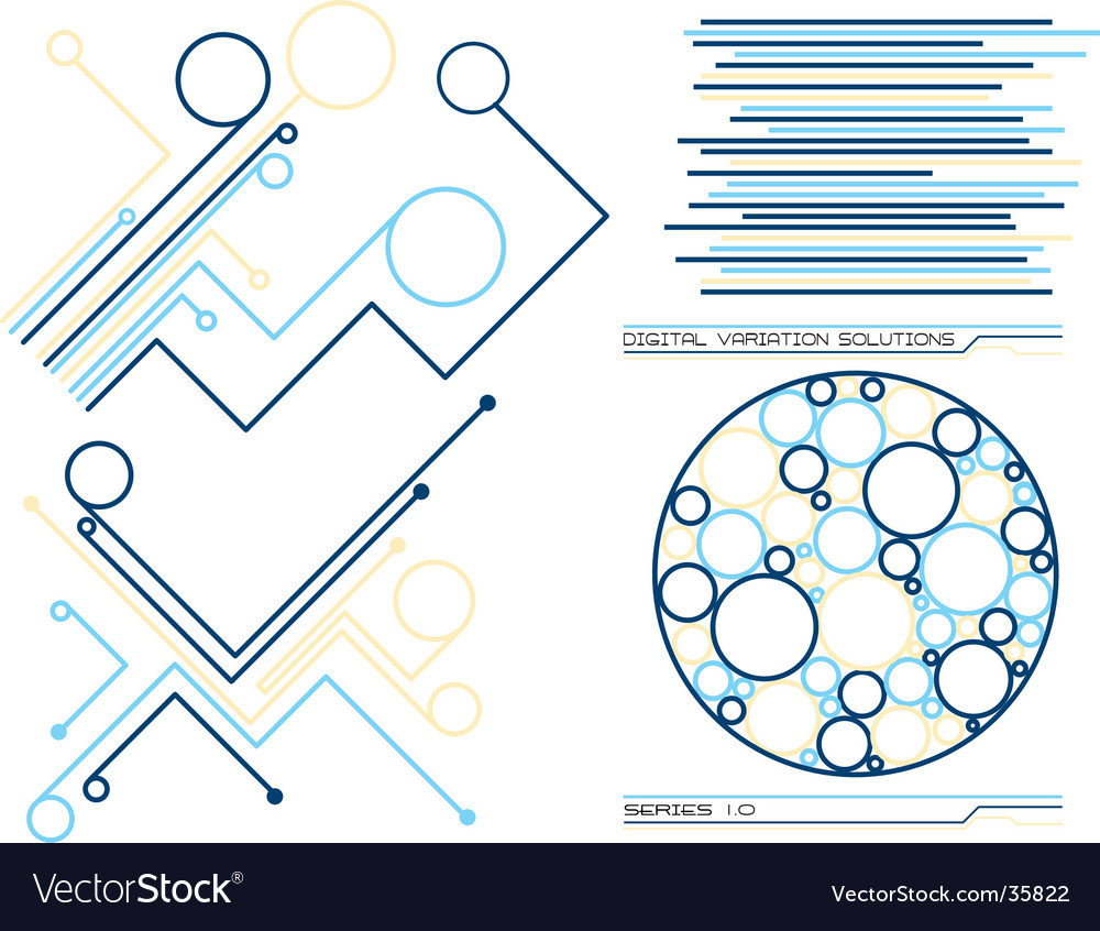 Digital solutions Royalty Free Vector Image - VectorStock