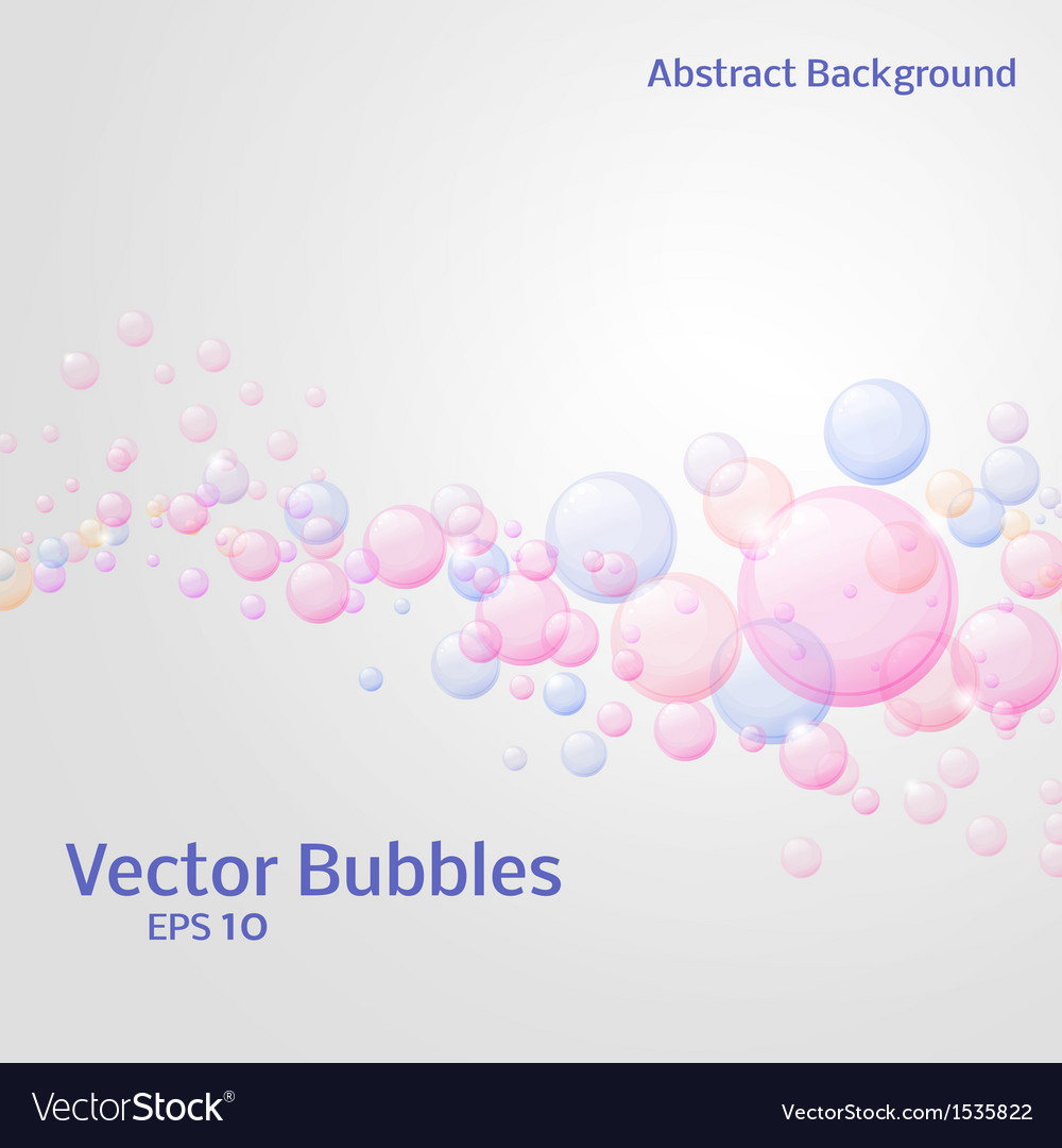 Soap bubbles Royalty Free Vector Image - VectorStock