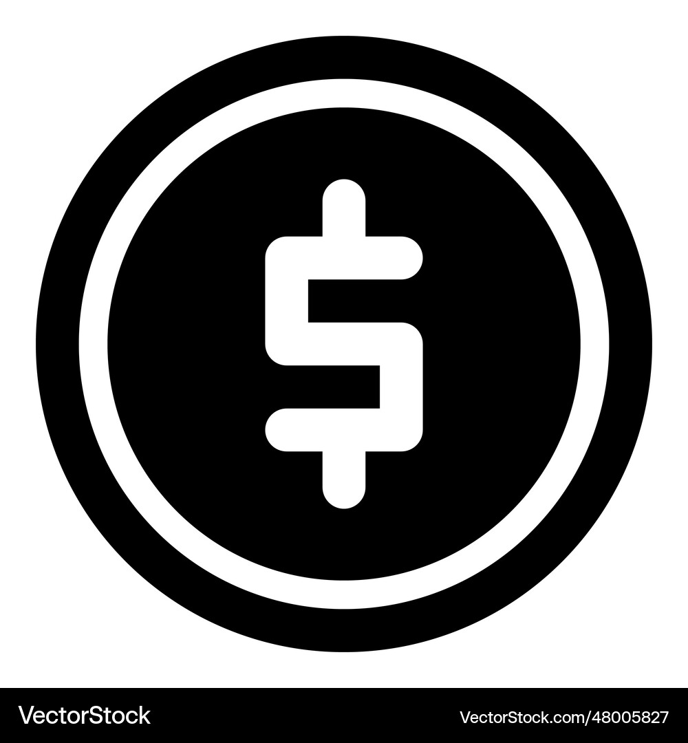 Cyber currency in close-up view Royalty Free Vector Image