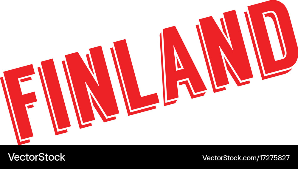 Finland rubber stamp Royalty Free Vector Image