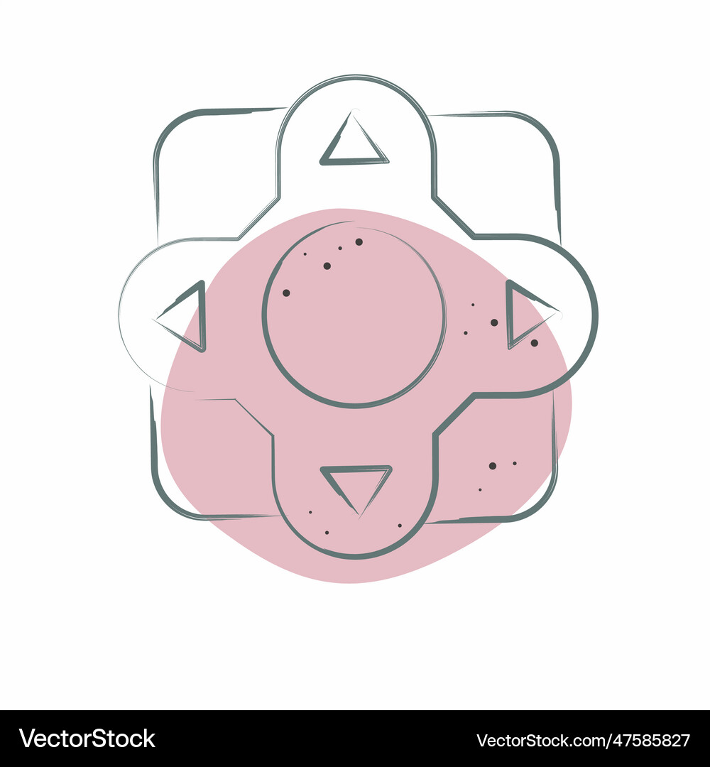 Icon remote control related to air conditioning Vector Image