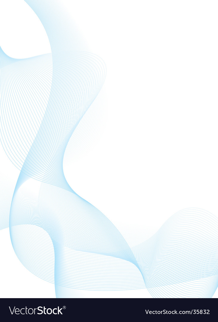 Blue flow background Royalty Free Vector Image