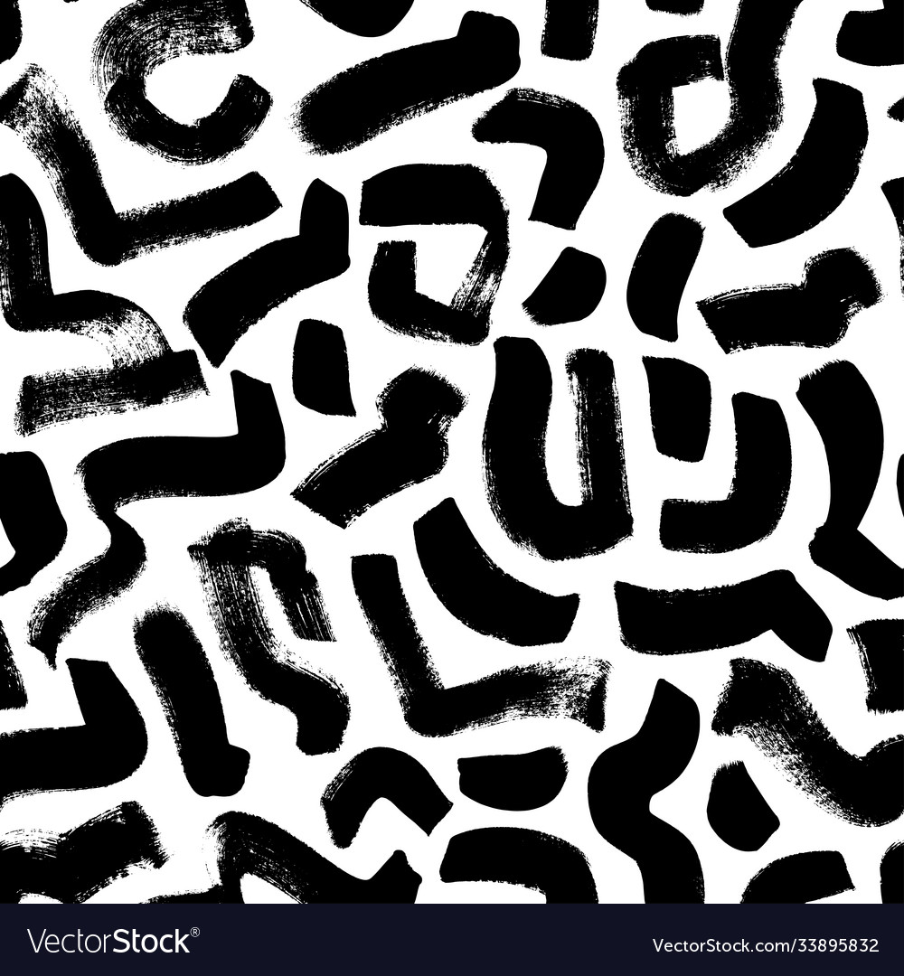 Irregular circular lines seamless pattern Vector Image