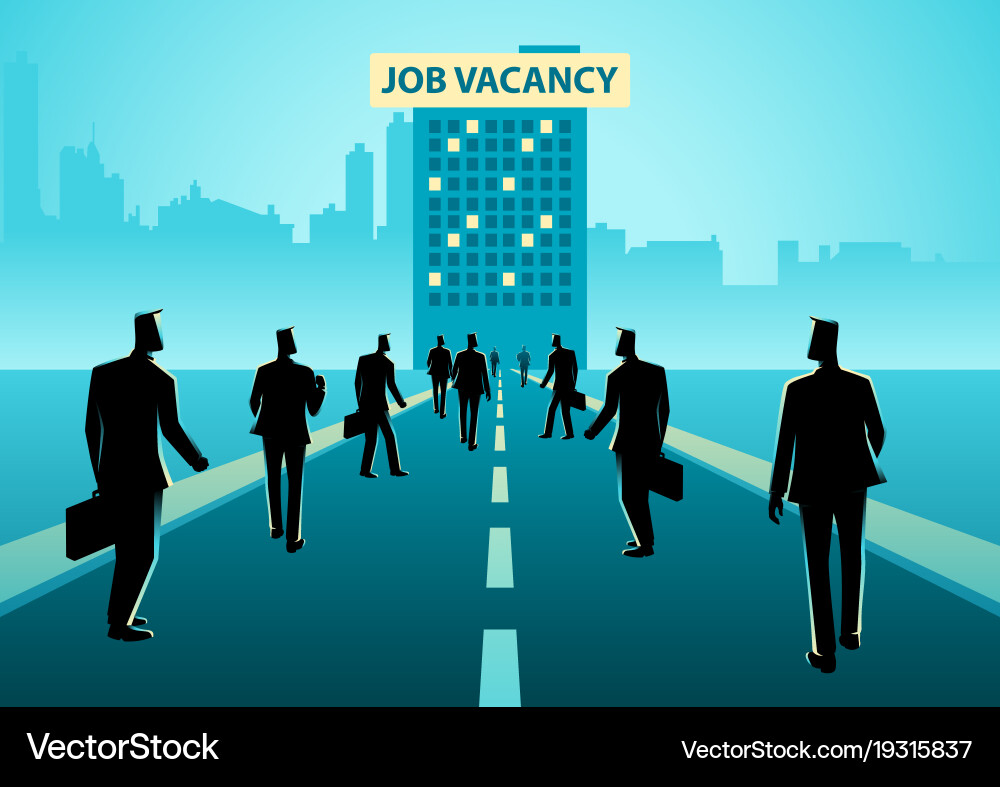 Business concept for job vacancy Royalty Free Vector Image