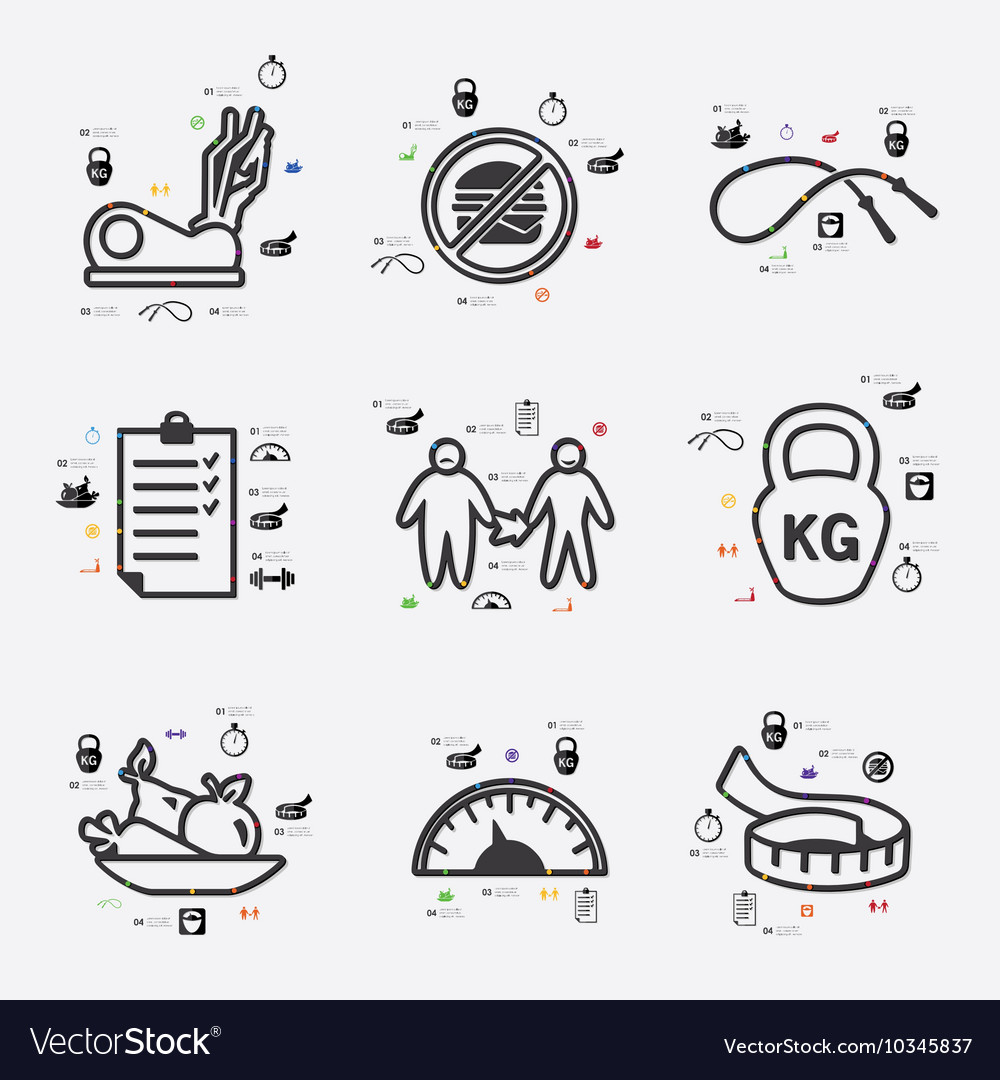 Diet infographic Royalty Free Vector Image - VectorStock