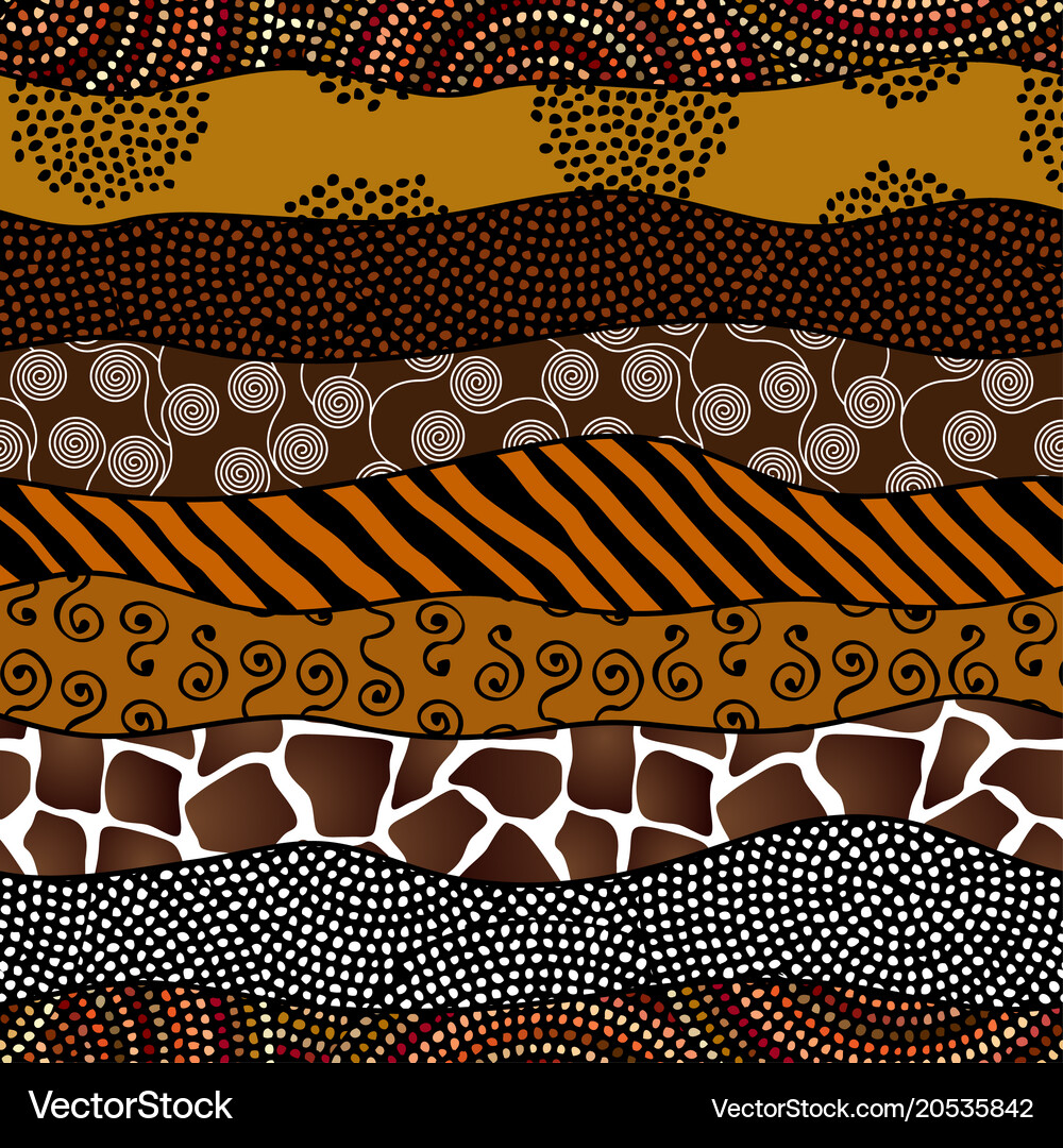 Ethnic seamless pattern in african style Vector Image