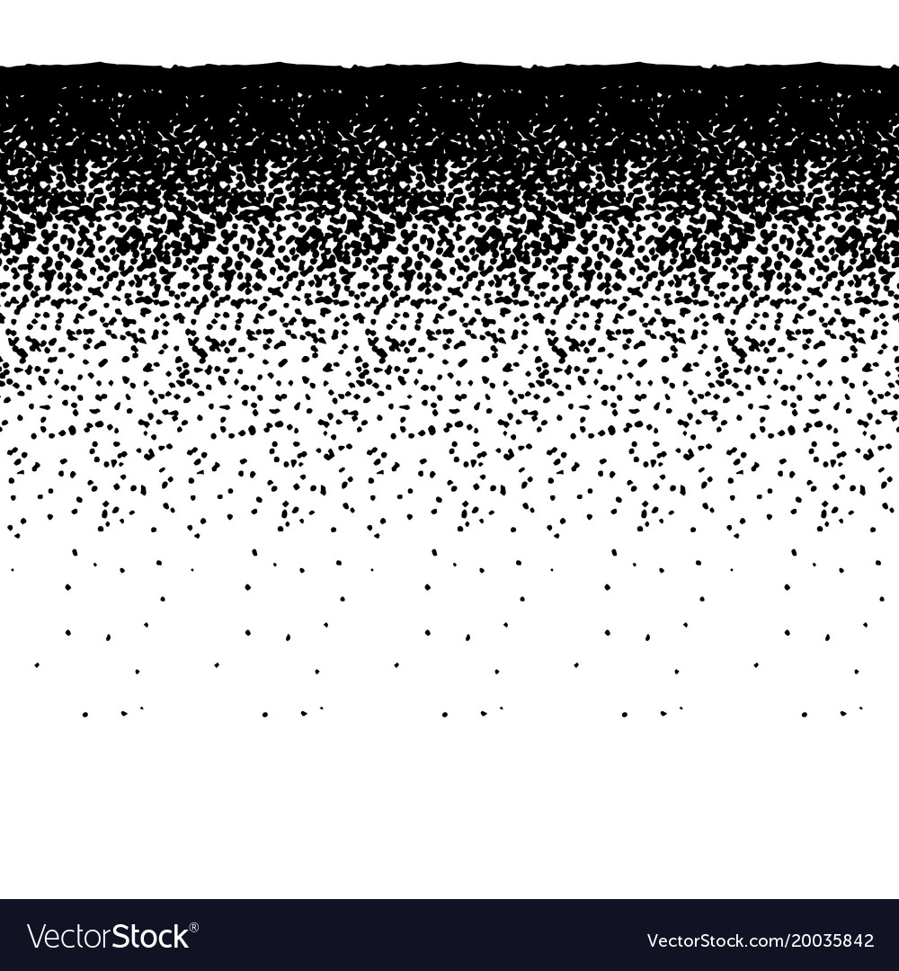 Horizontal seamless pattern stippled gradient Vector Image