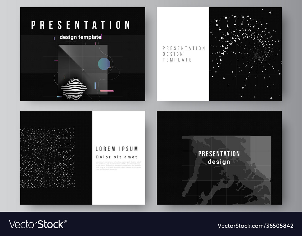Layout presentation slides design Royalty Free Vector Image