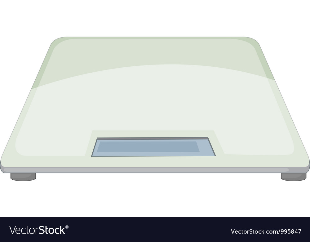 Digital scale Royalty Free Vector Image - VectorStock
