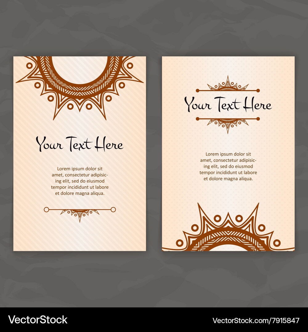 Set design templates business card Royalty Free Vector Image