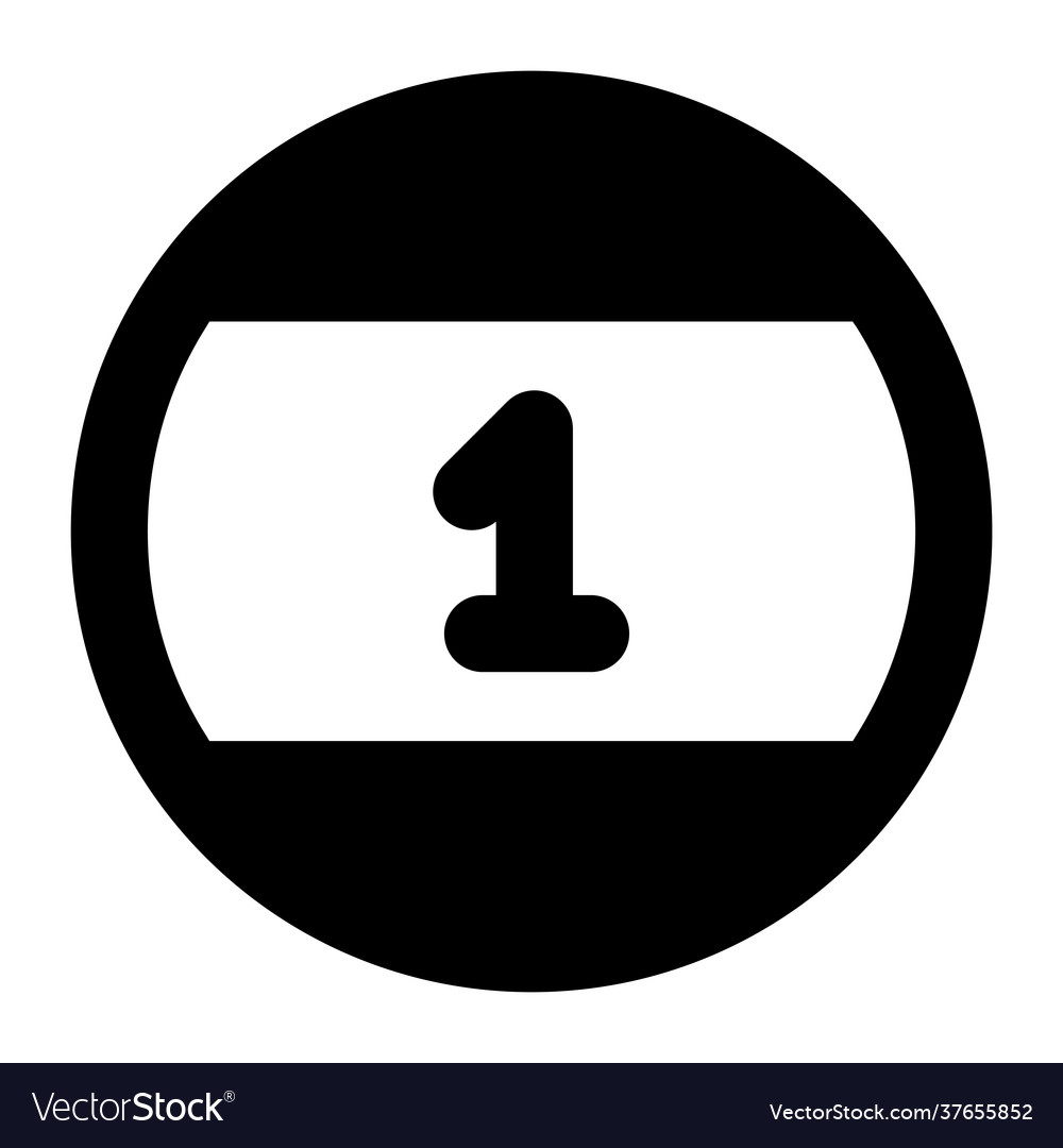 First position Royalty Free Vector Image - VectorStock