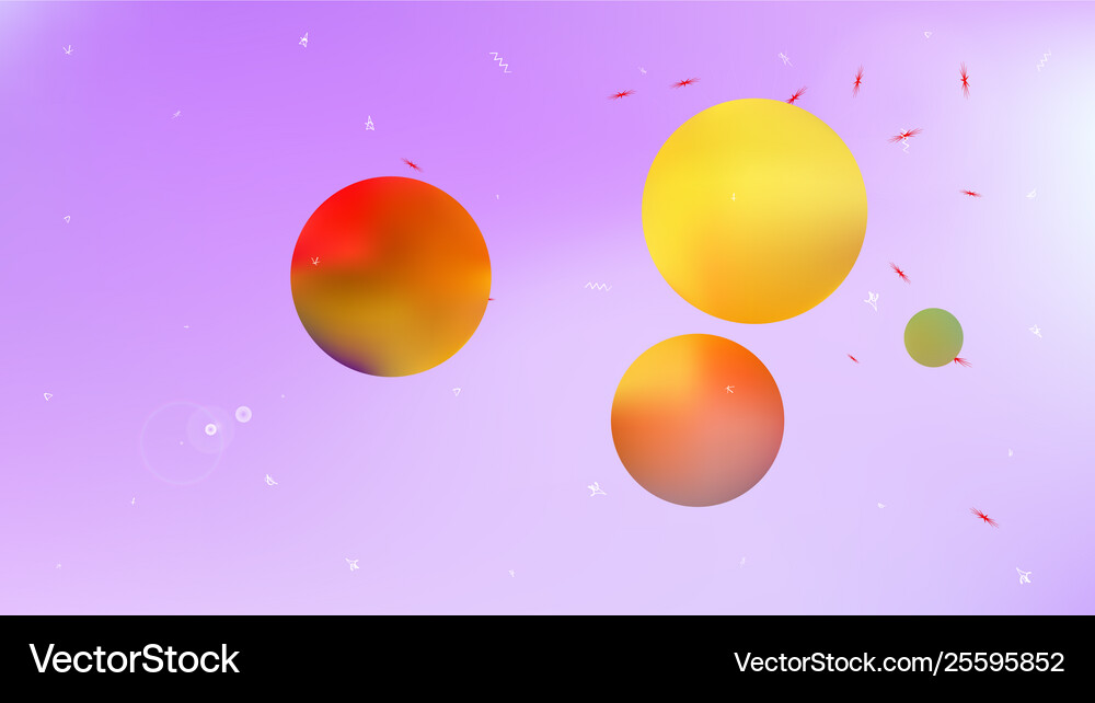 Liquid abstract space background picture colorful Vector Image