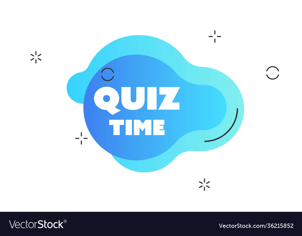Quiz time logo with clock concept Royalty Free Vector Image Quiz time logo with clock concept Royalty Free Vector Image