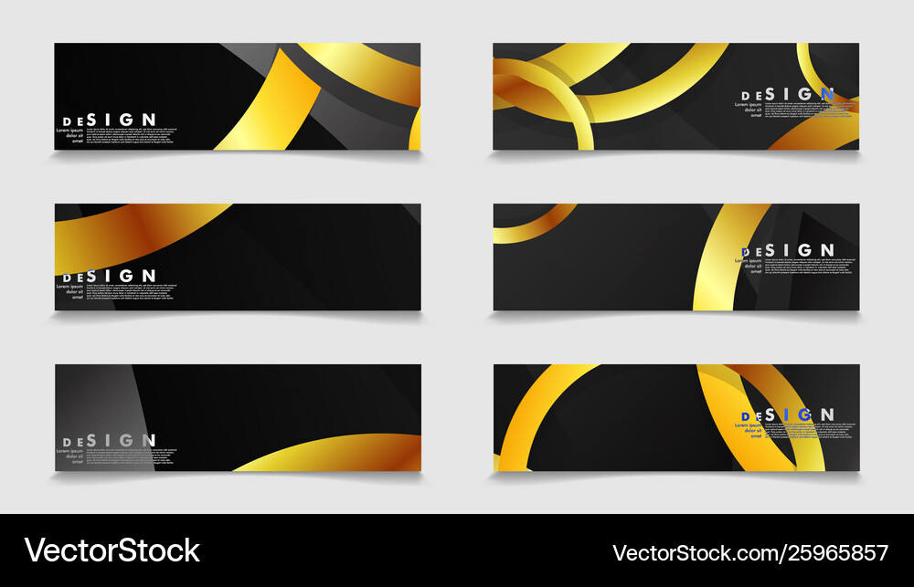 Banners with abstract metal backgrounds Royalty Free Vector