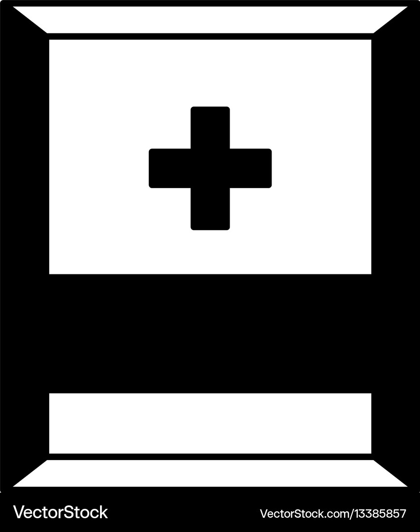 Medical kit isolated icon Royalty Free Vector Image