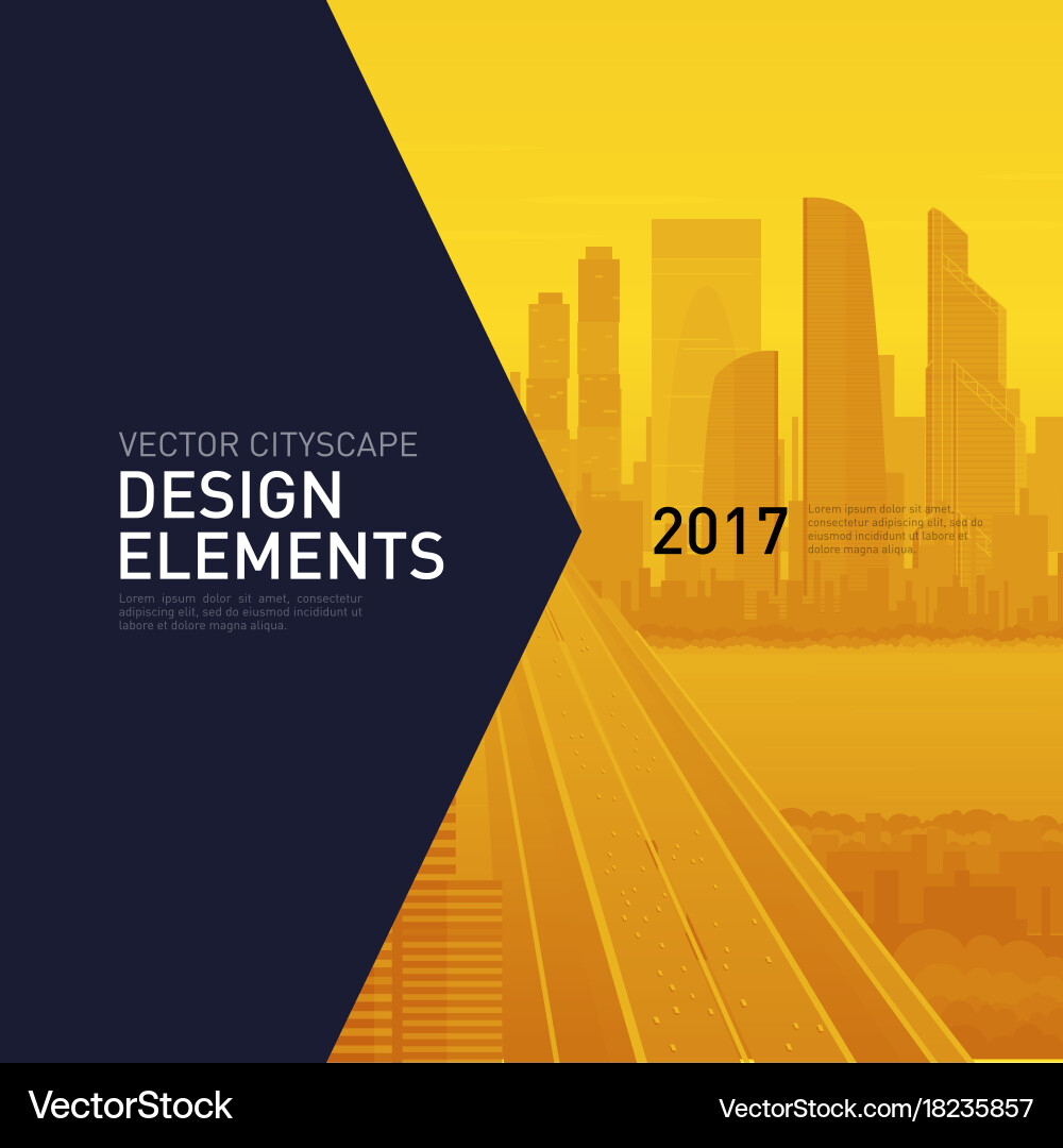 Modern background template design for investment Vector Image
