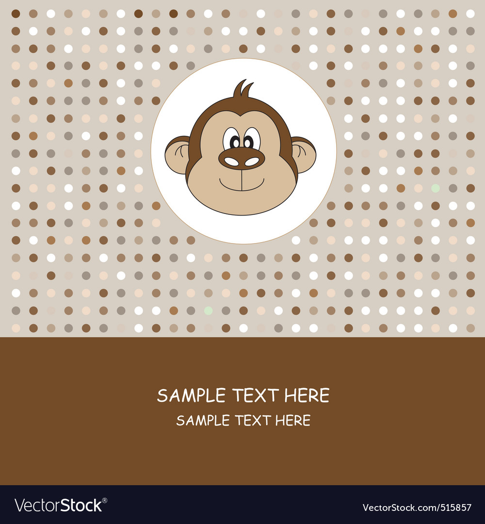 Monkey Royalty Free Vector Image - VectorStock