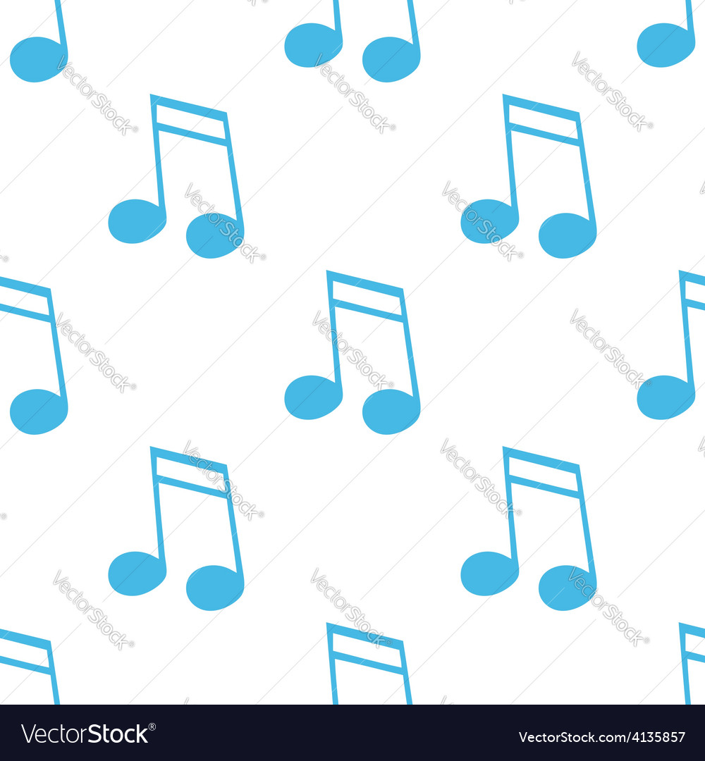 Note seamless pattern Royalty Free Vector Image
